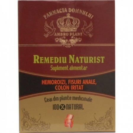 Ceai hemoroizi, fisuri anale, colon iritat, Ambro PLant, 200 g - eMAG.ro