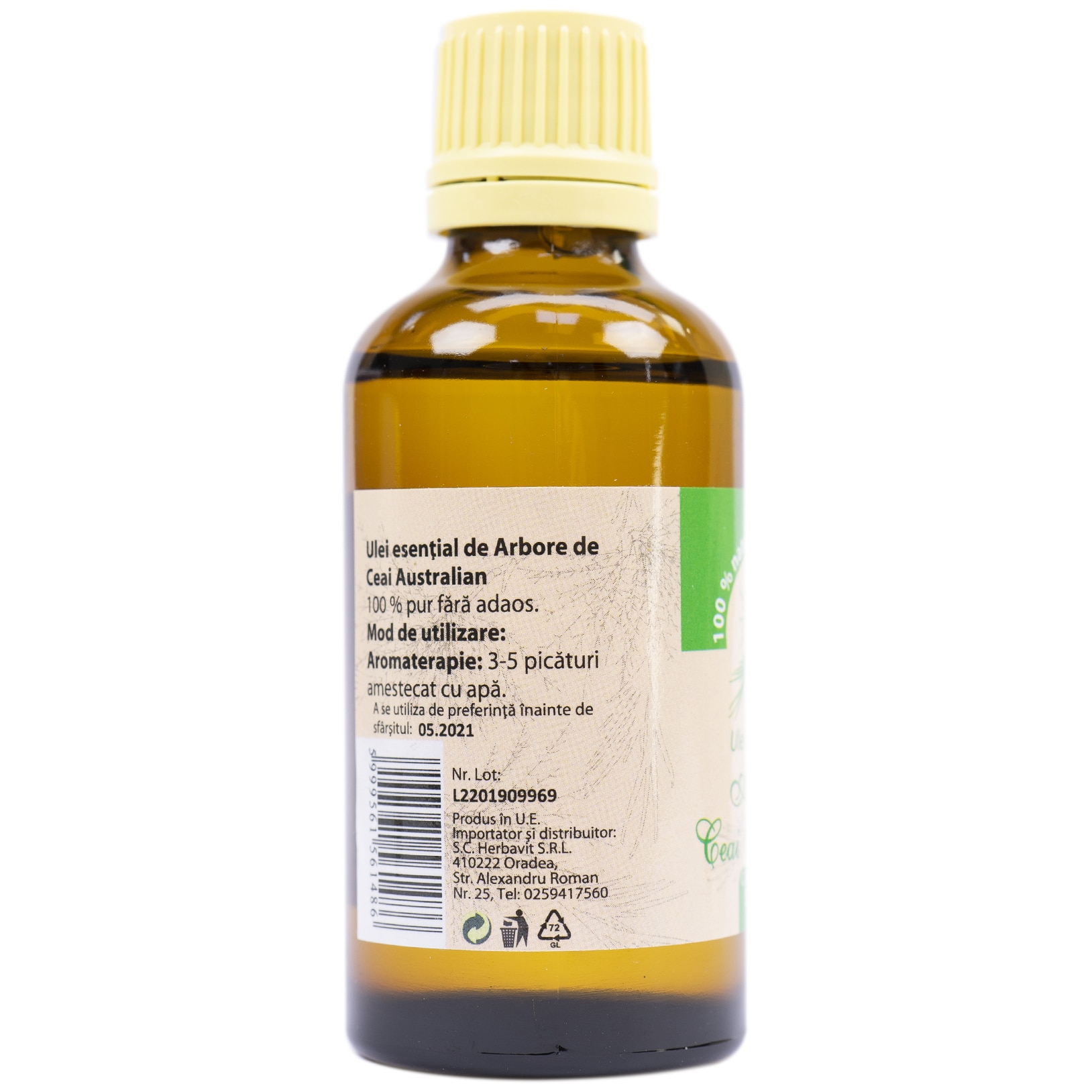 Ulei esenţial de Tea Tree (Arbore de Ceai Australian, Melaleuca ...