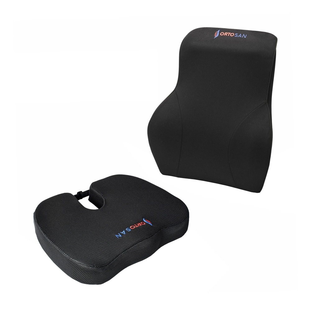 Kit Perne Ortopedice spate & sezut - Confort, Corectare Coccis, Spuma ...