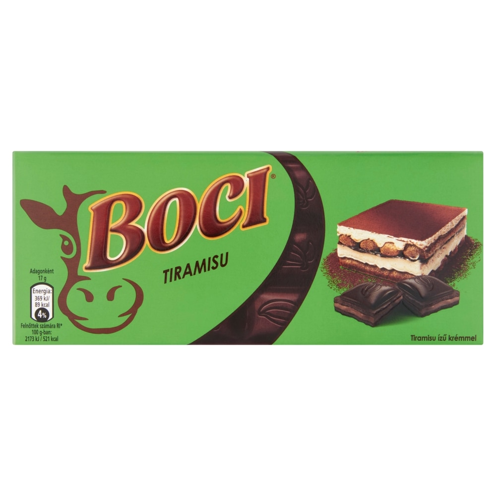 Boci Tiramisu Étcsokoládé, 90 g - eMAG.hu