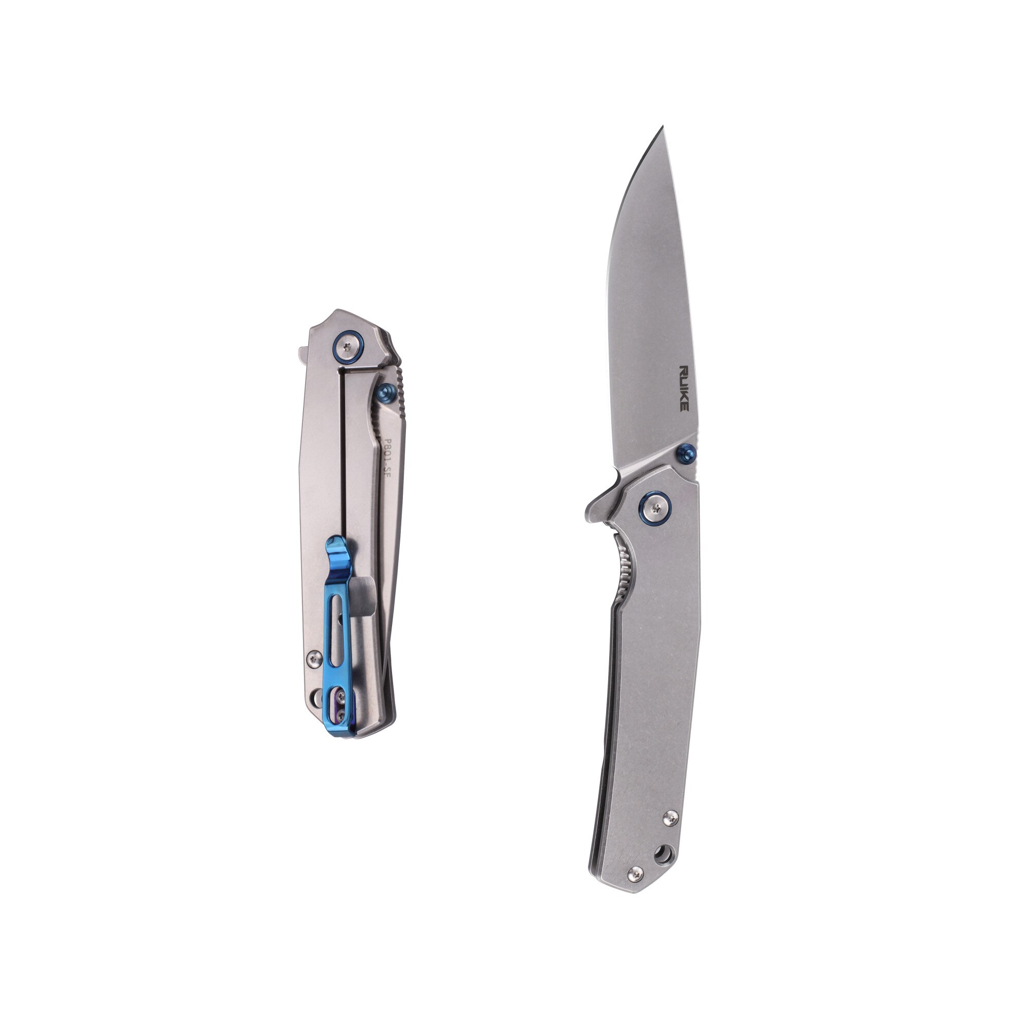 Briceag - Ruike - P801 - Otel 14C28N Silver Finish - eMAG.ro