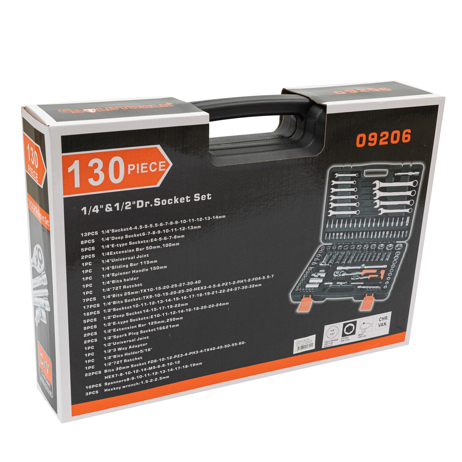 Trusa scule auto 130 piese CAMPION CMP0494 cu valiza de transport - eMAG.ro