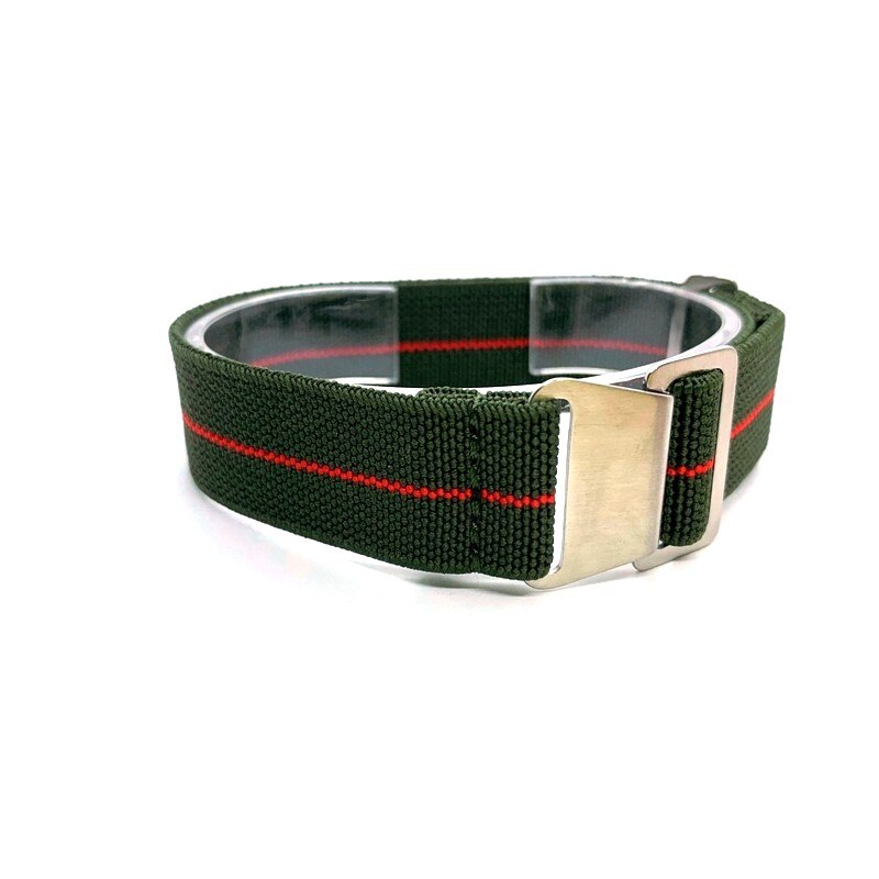 Curea ceas elastica verde-rosu 22mm paratroopers - eMAG.ro