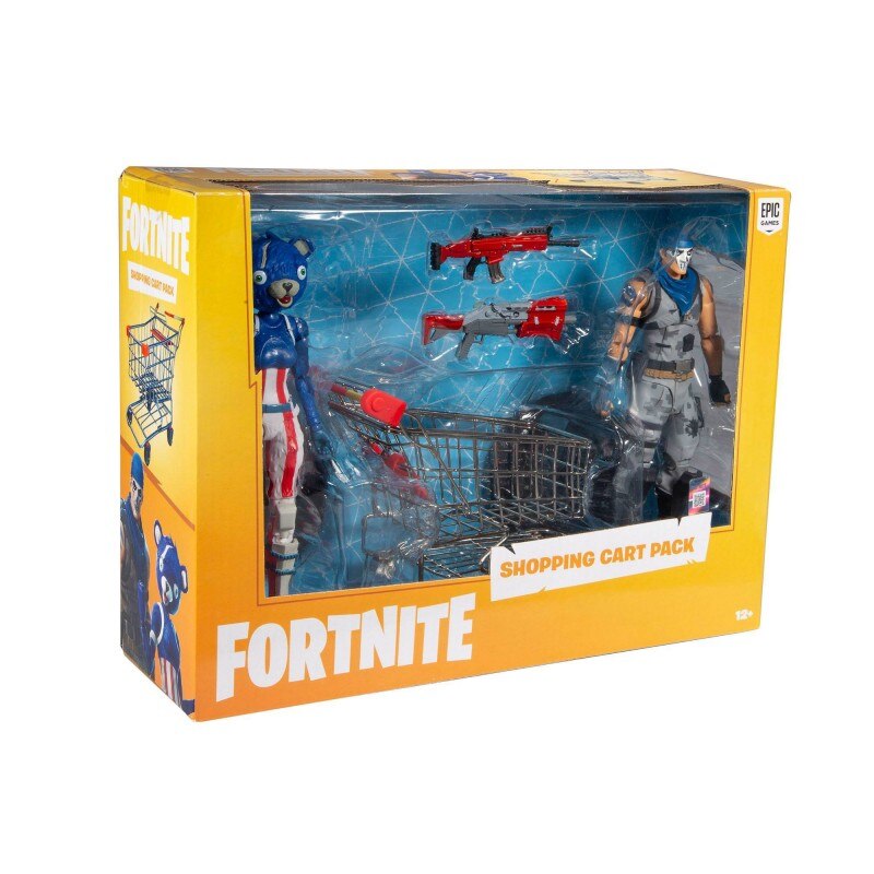 Set 2 Figurine Fortnite War Paint, Fireworks Team Leader, Shopping Cart ...