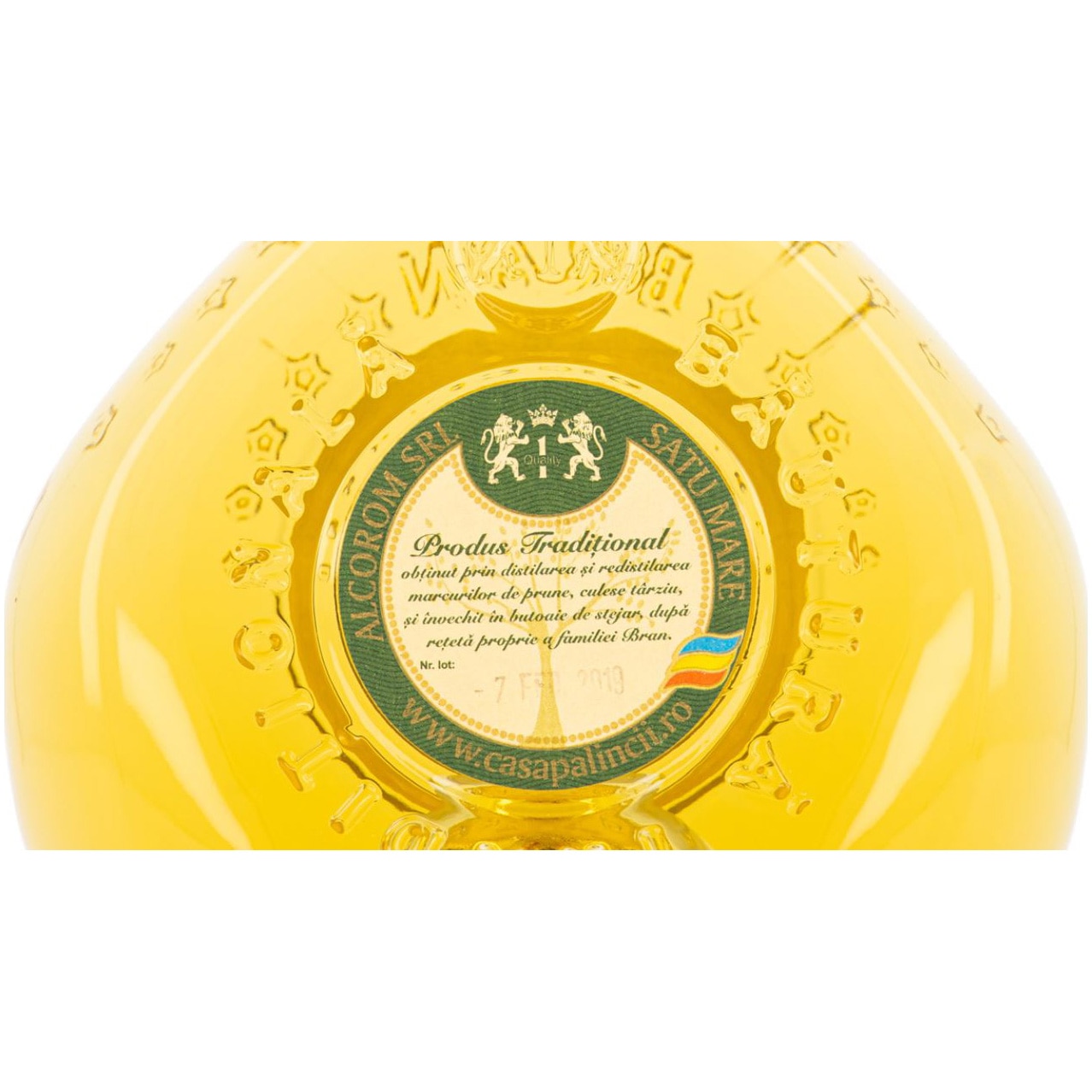 Rachiu Prune Bran, 37.5%, 0.7L - eMAG.ro