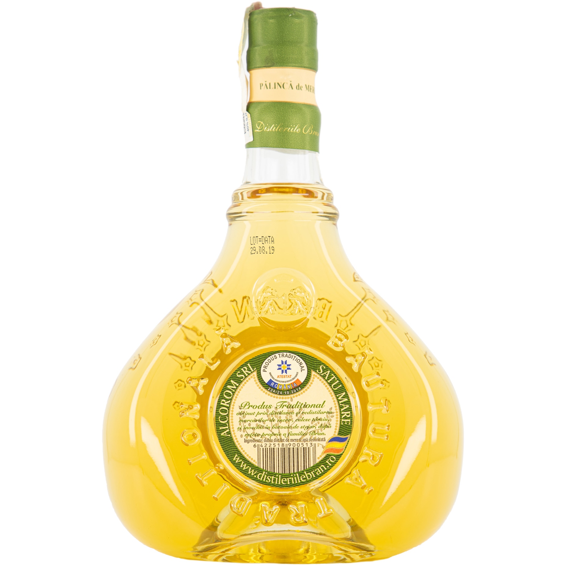 Palinca mere Bran, 40%, 0.7L - eMAG.ro