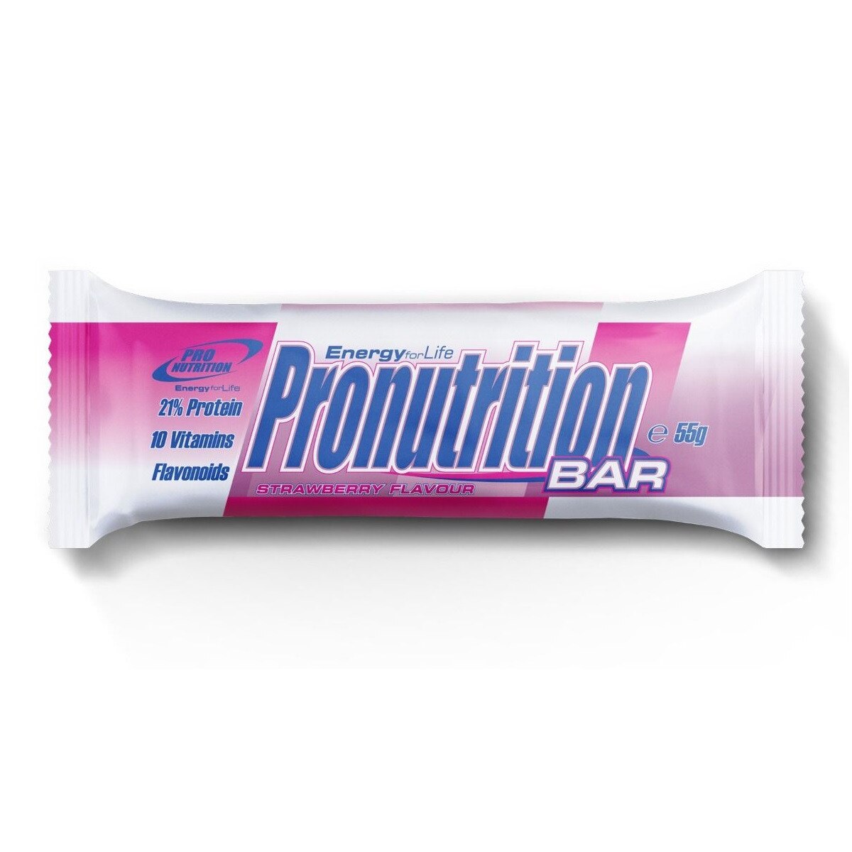 Протеинов бар Pro Nutrition Protein Bar Strawberry, 55g - eMAG.bg