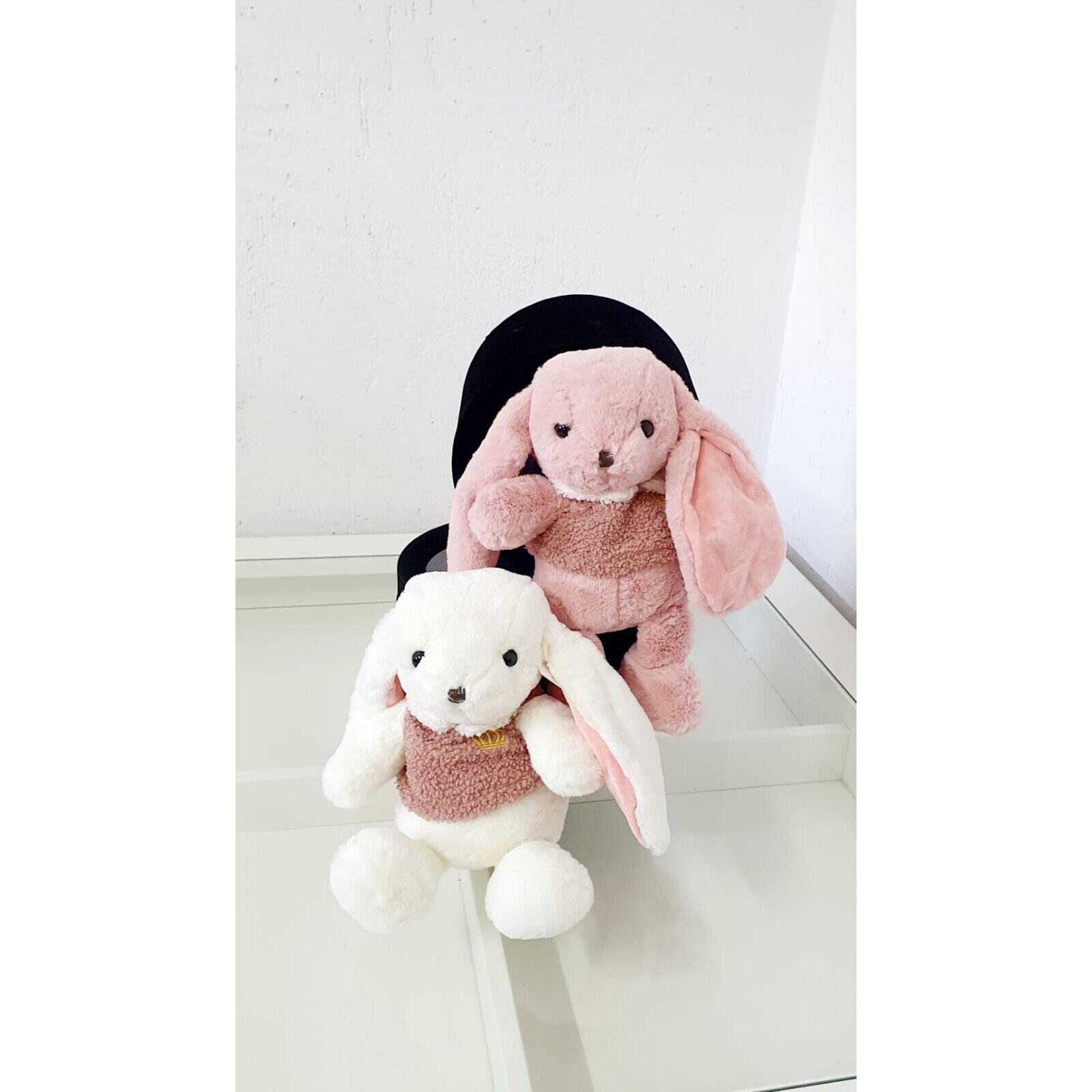 Jucarie De Plus ,Iepuras Happy Bunny, Roz, 38 x23 Cm - eMAG.ro