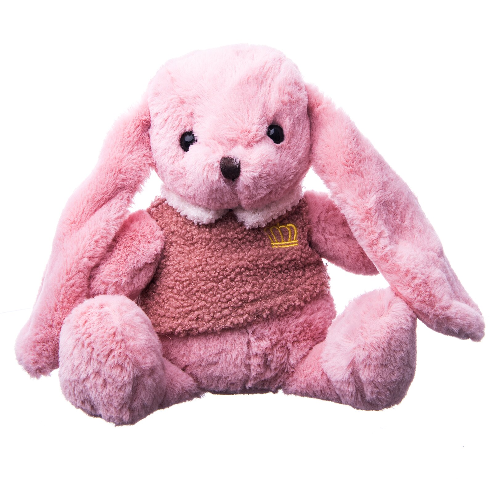 Jucarie De Plus ,Iepuras Happy Bunny, Roz, 38 x23 Cm - eMAG.ro