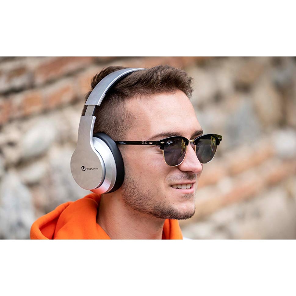 PowerLocus P6 Bluetooth fejhallgató, 20 óralejátszási idő, Bluetooth 5. ...