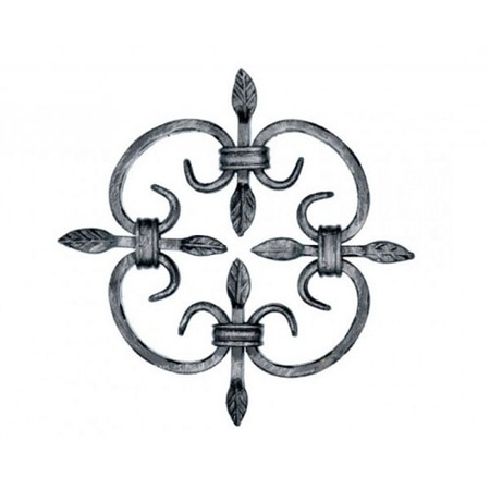 Ornament central pentru balustrada, poarta si gard, Stift Lux Design ...