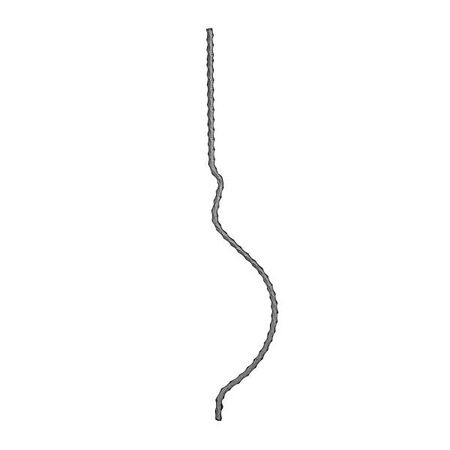 Montant pentru balustrada, Stift Lux Design, Fier Forjat, 90x15.5cm ...