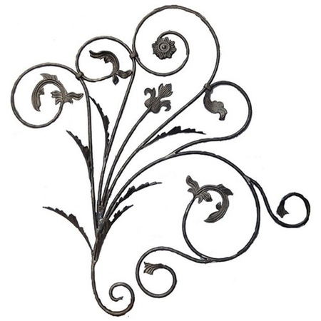 Ornament central pentru balustrada, poarta si gard, Stift Lux Design ...