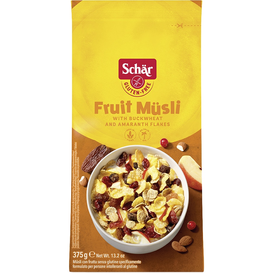 Musli cu fructe fara gluten Fruit Müsli, Schar 375gr - eMAG.ro