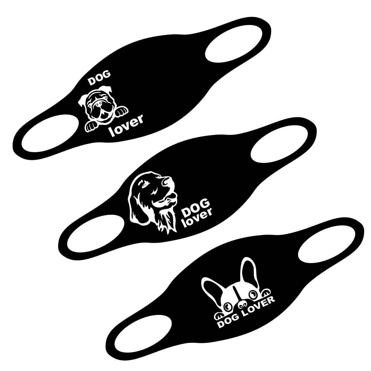 Set 3 bucati masca de protectie textila Dog - eMAG.ro