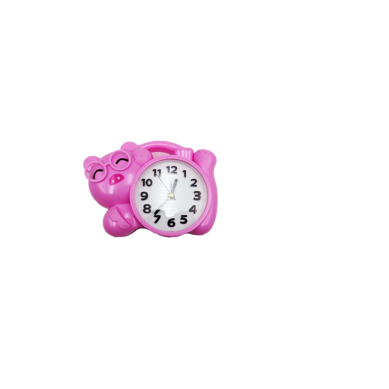 Ceas de masa in forma de porcusor roz 20cm - eMAG.ro