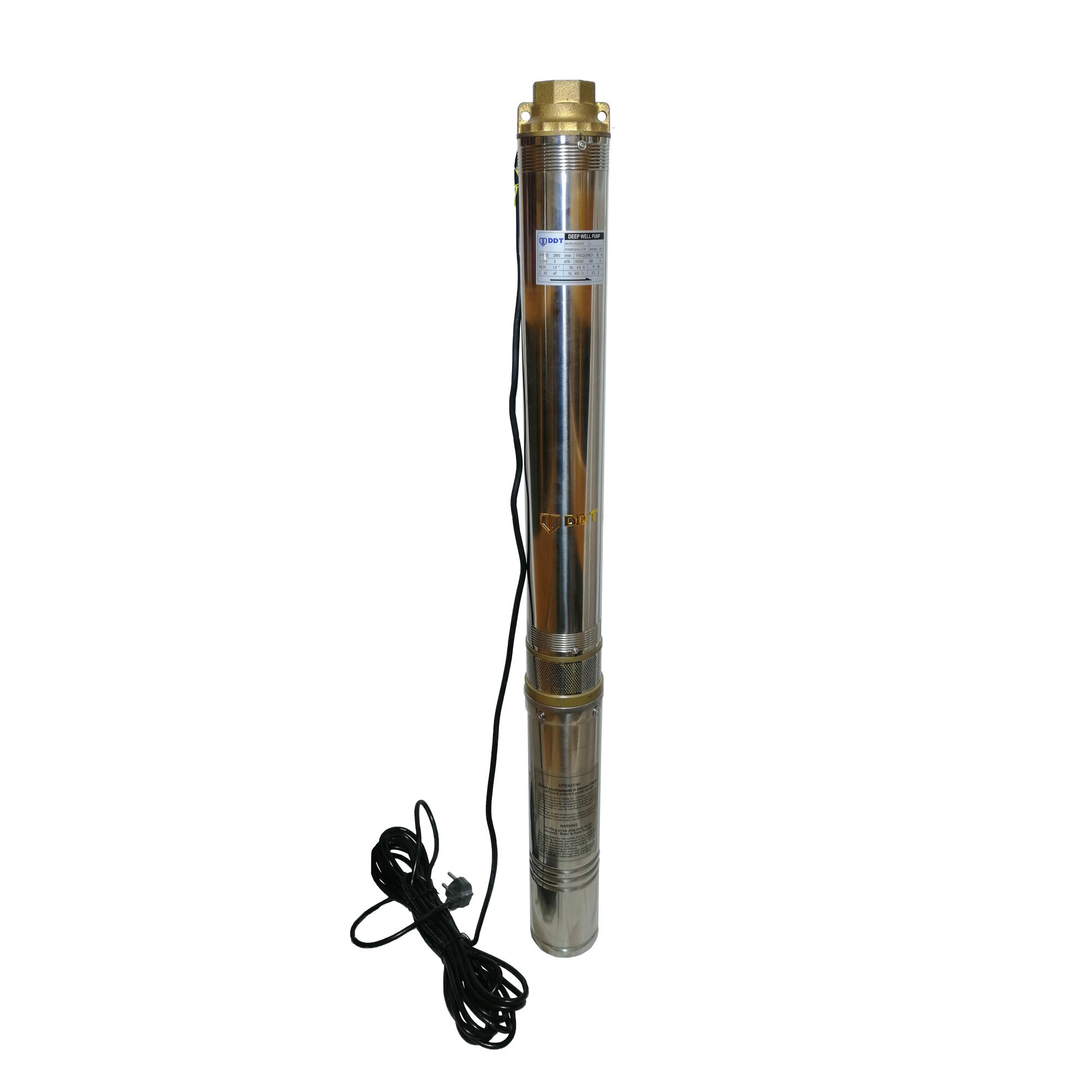 Pompa submersibila de mare adancime, DDT, 4QJD2-16, 2000 W, Inox - eMAG.ro Pompa submersibila de mare adancime, DDT, 4QJD2-16, 2000 W, Inox - eMAG.ro
