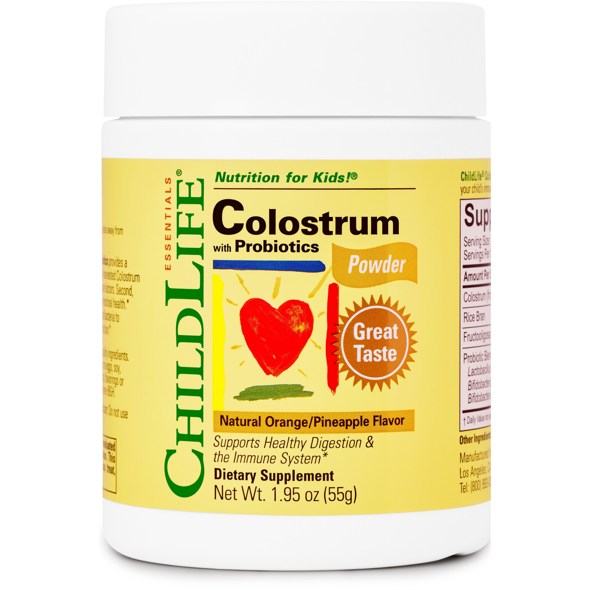 Supliment alimentar Colostrum cu Probiotic Childlife Essentials, 50g ...