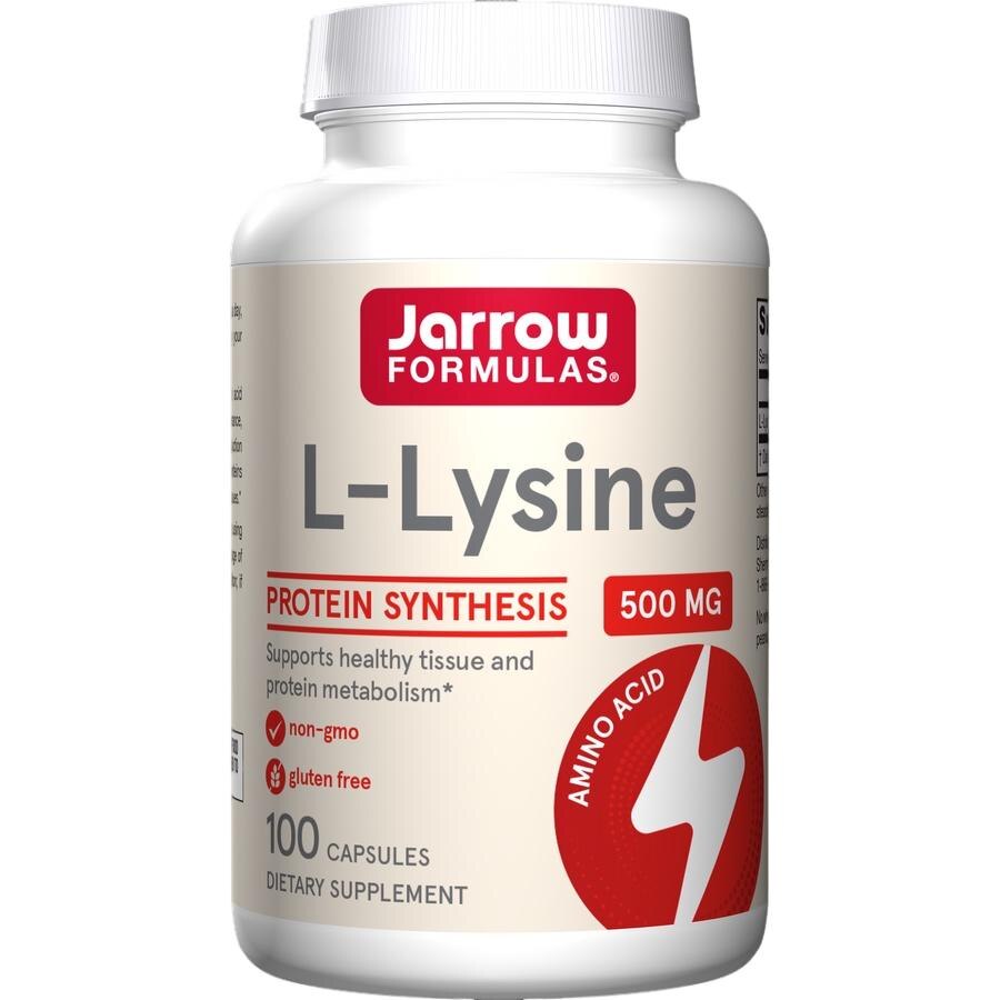 Supliment alimentar L-Lizina, Jarrow Formulas, 500 mg, 100 capsule ...
