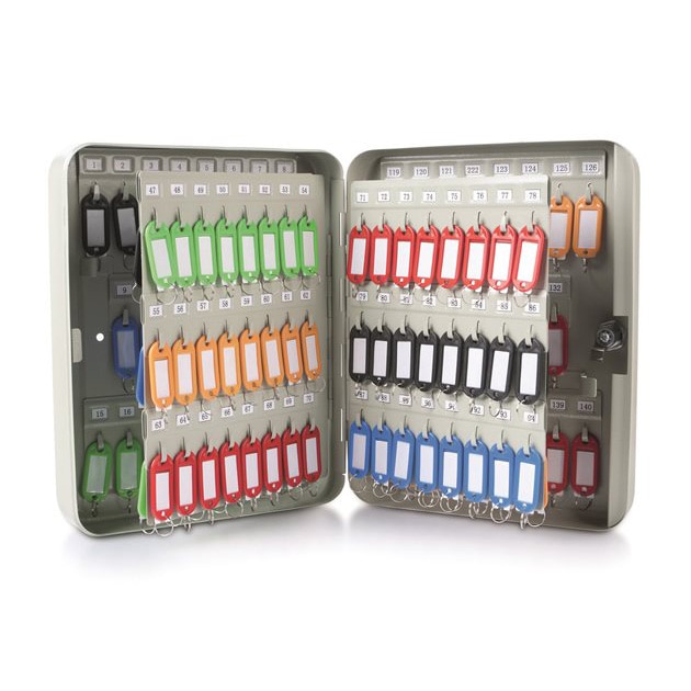 Dulap chei, DONAU, Gri, Pentru 140 chei - eMAG.ro