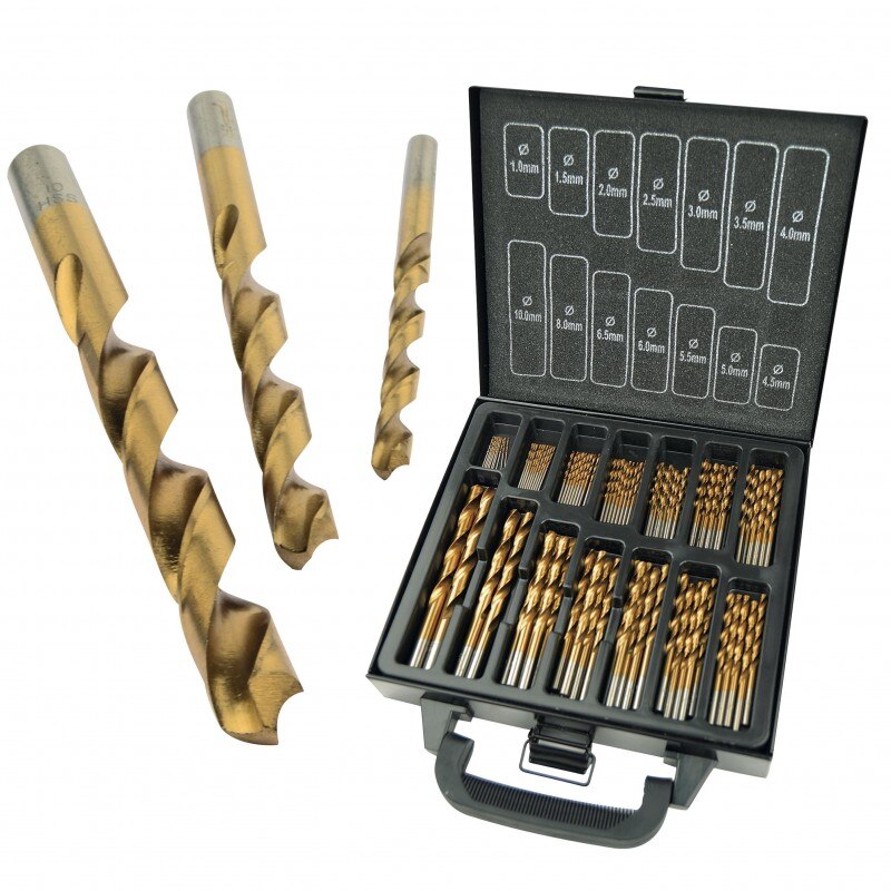 Set burghie de metal 99 piese - Mannesmann 54399 - eMAG.ro
