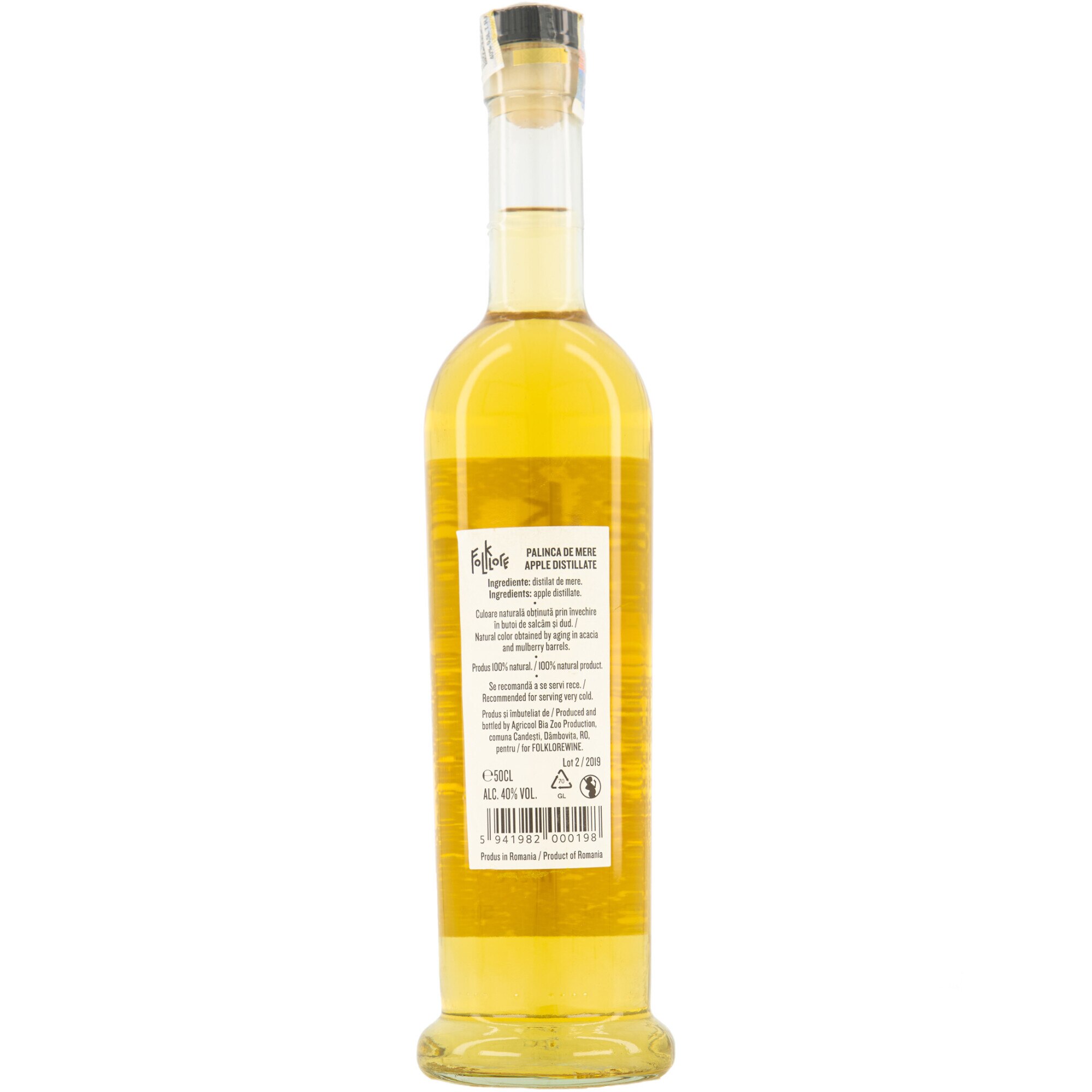Palinca Mere Folklore, 40% 0.5l - eMAG.ro