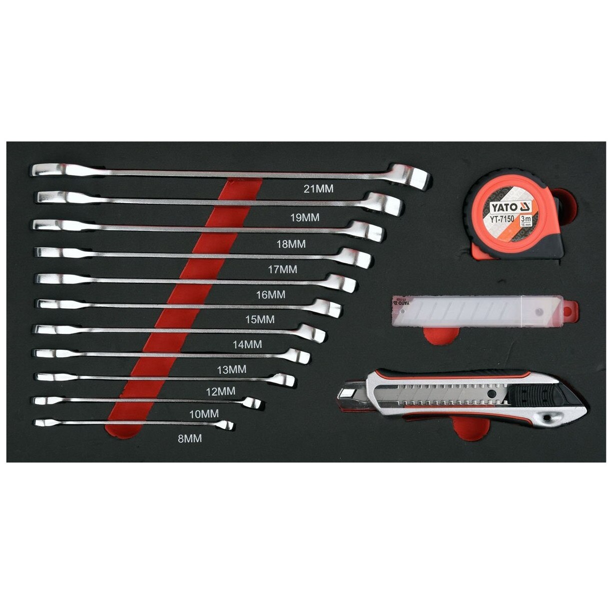 Carucior mobil echipatde scule din 3 piese 78 elemente Yato YT-09104 ...