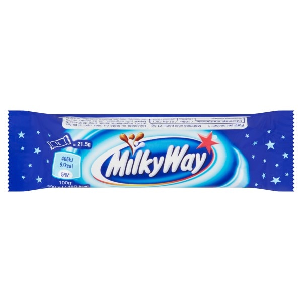 Baton ciocolata cu lapte Milky Way, 21,5g - eMAG.ro