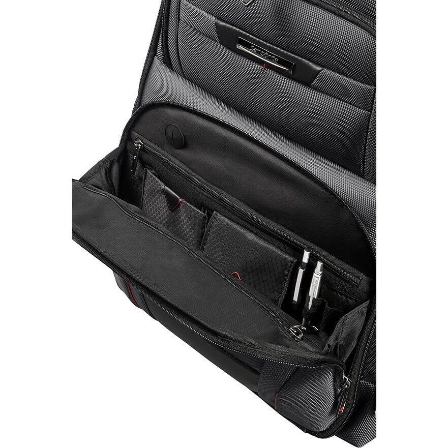 Rucsac extensibil, Samsonite, 17,3 inch, Nylon, 48x39x25 cm, Negru ...