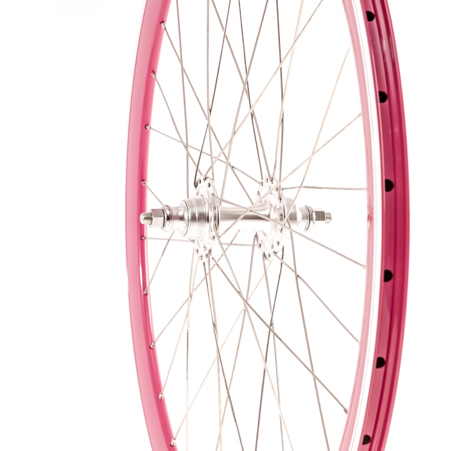 Roata spate SXT ,Roz ,Single sped/Fixie, 700/32H-40 mm - eMAG.ro