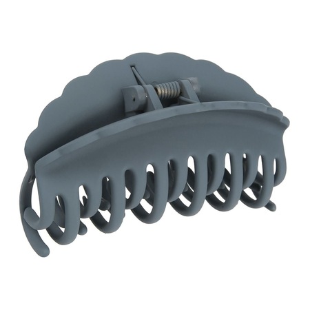 Сива пластмасова шнола за коса, DecorCasa, 9 см - eMAG.bg