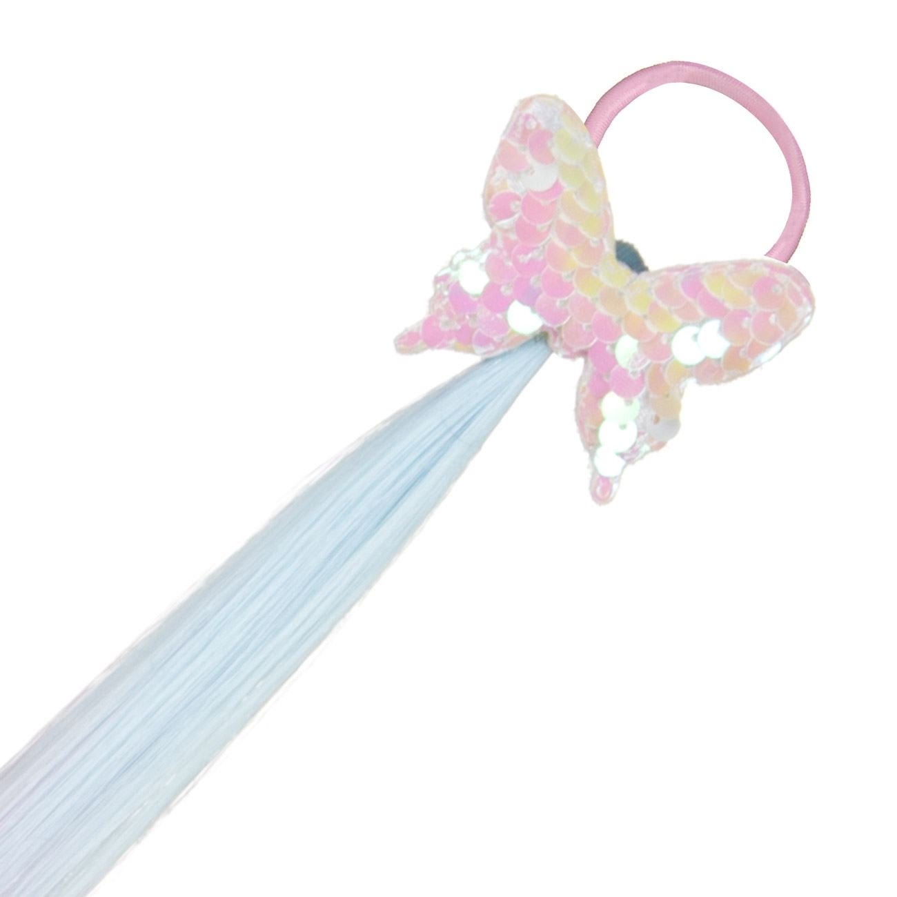 Elastic par cu panglica si fluture colorat, DecorCasa - eMAG.ro