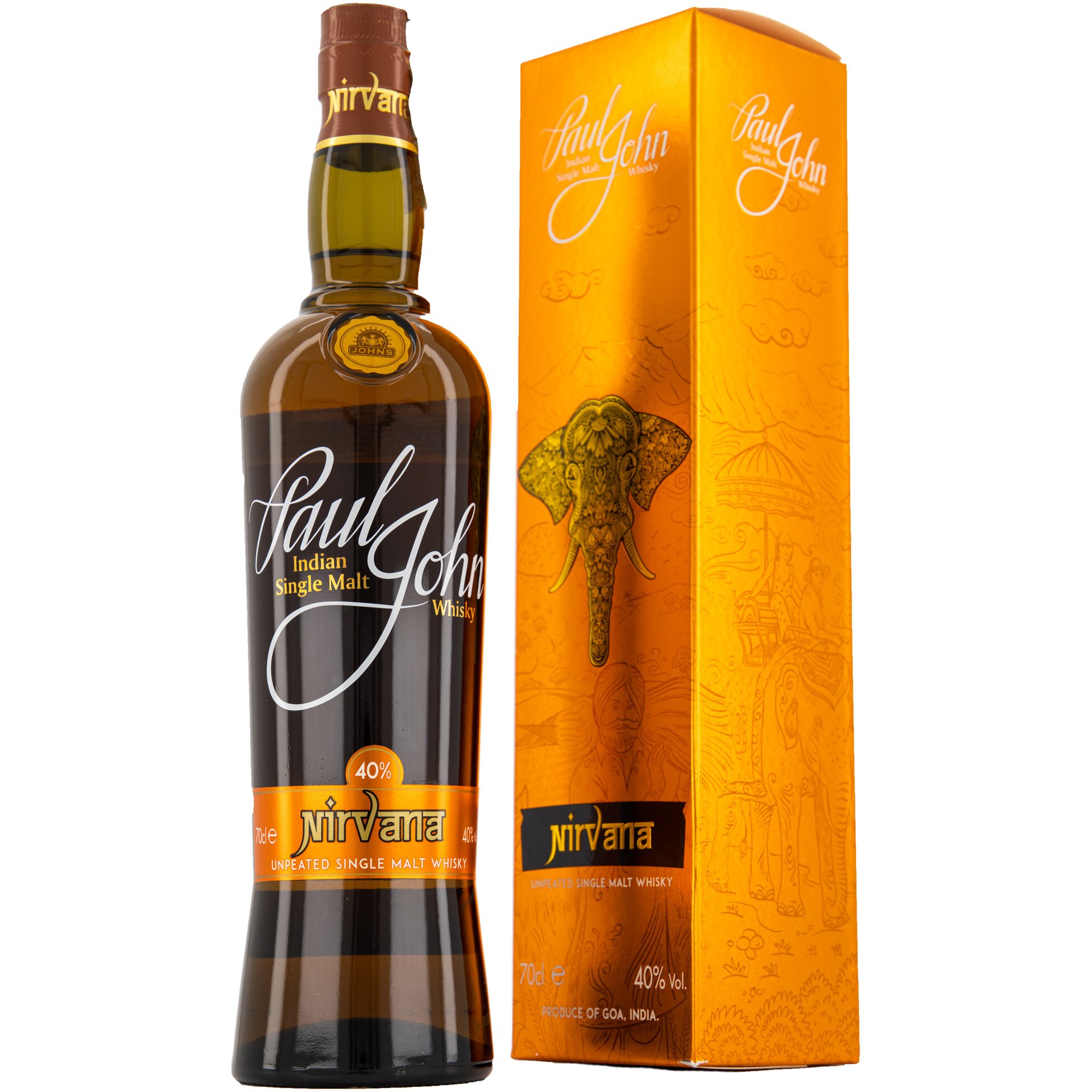 WHISKY PAUL JOHN NIRVANA SINGLE MALT, 40%, 0.7L - eMAG.ro