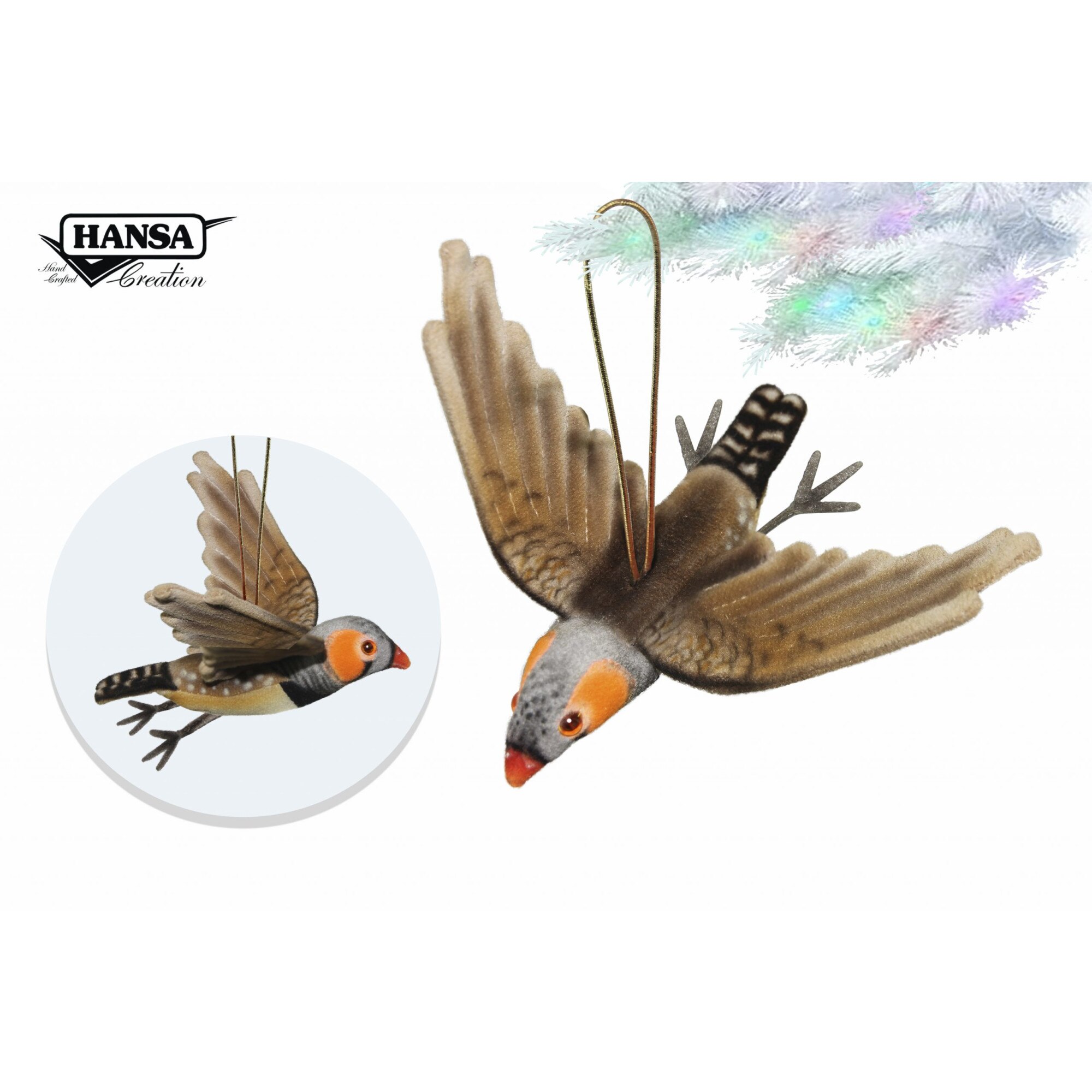 Cinteza Zebrata din plus Hansa Creation, 23 cm - eMAG.ro