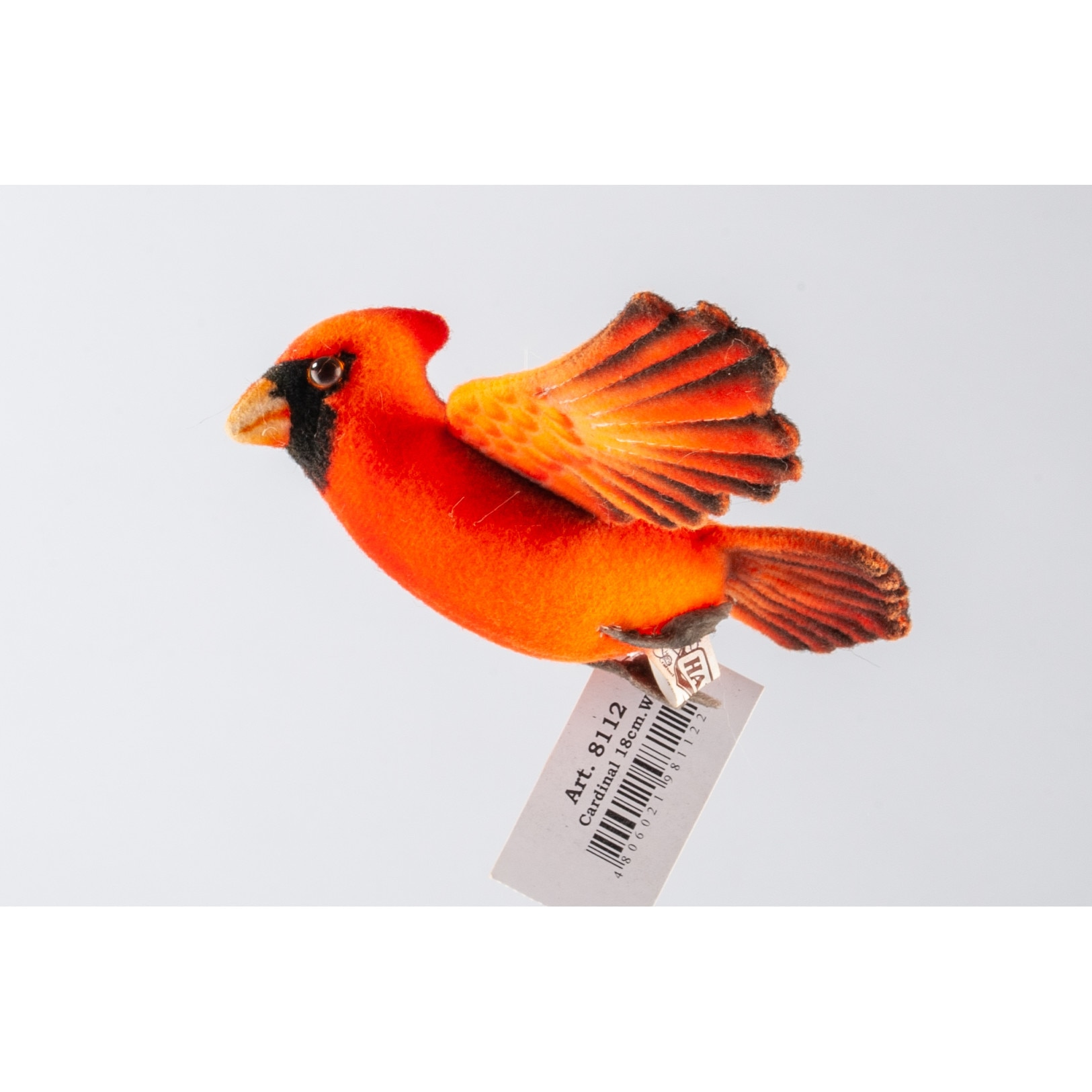 Pasare Cardinal din plus Hansa Creation, 18 cm - eMAG.ro