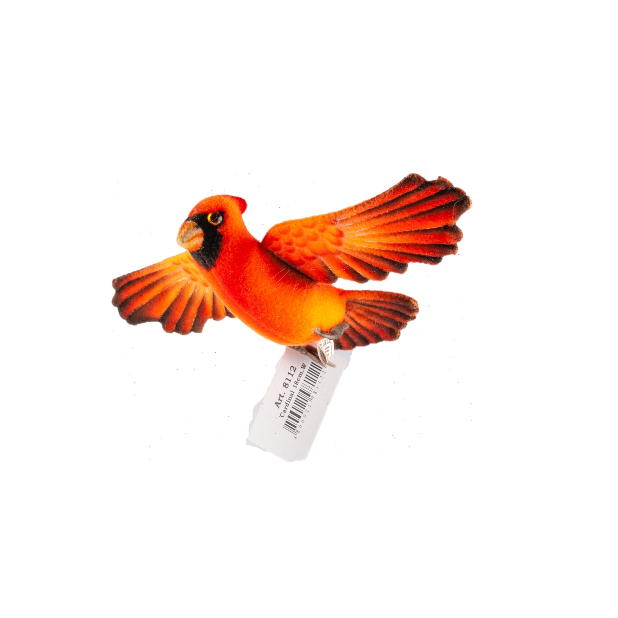 Pasare Cardinal din plus Hansa Creation, 18 cm - eMAG.ro