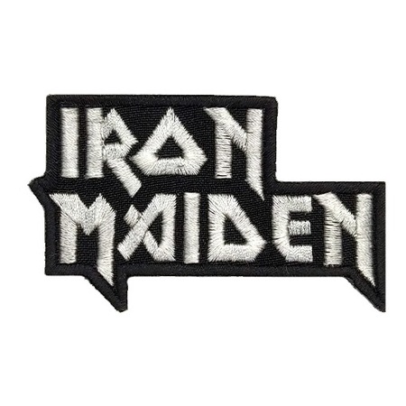 Emblema brodata, formatie Iron Maiden, 8x5 cm, rock, cu arici - eMAG.ro