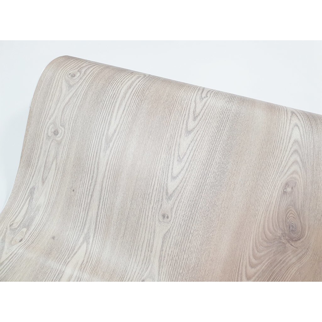 Autocolant pentru mobila imitatie lemn bej, 3 m x 1.2 m - eMAG.ro