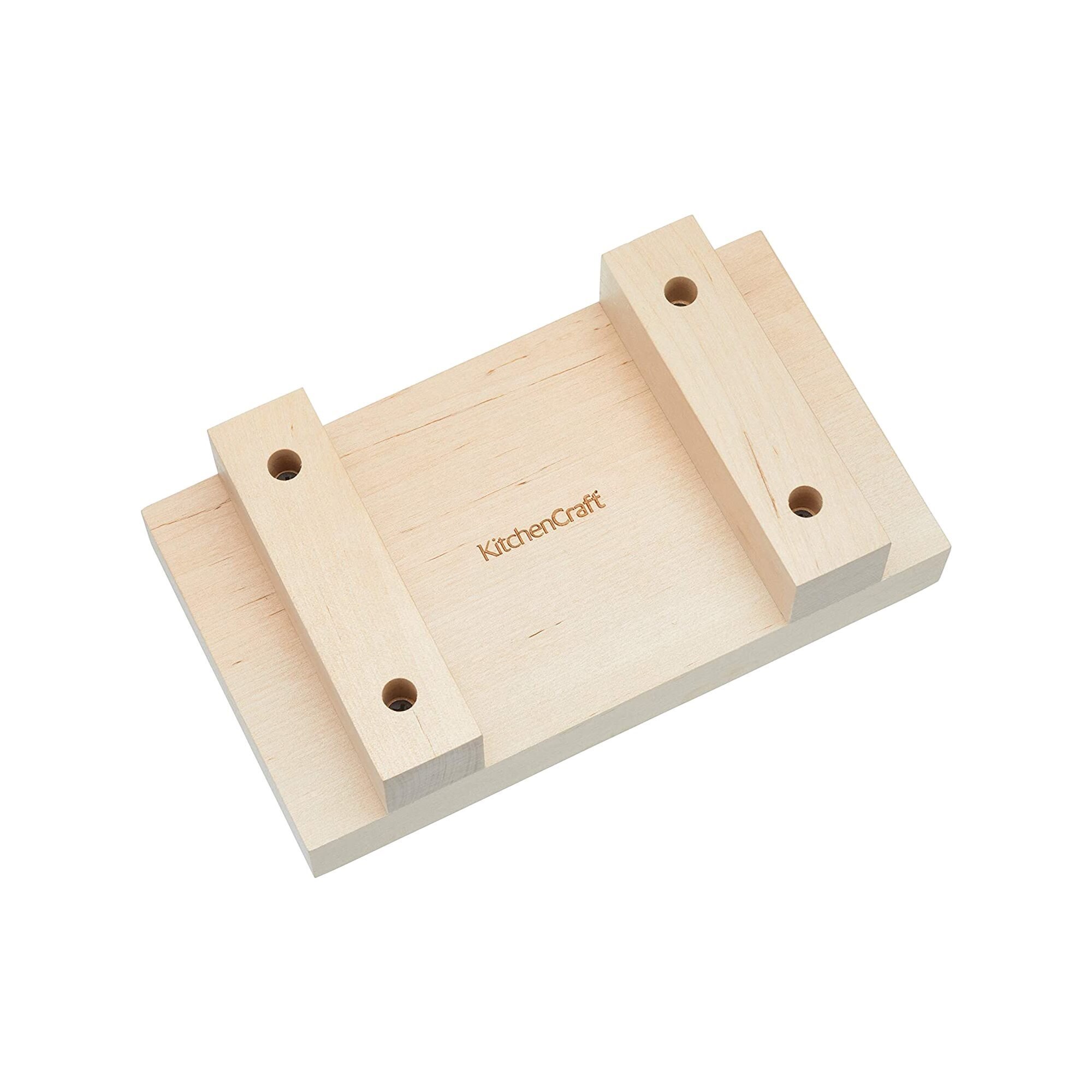 Masuta servire sushi, 21 x 12 cm, lemn de mesteacan - Kitchen Craft ...