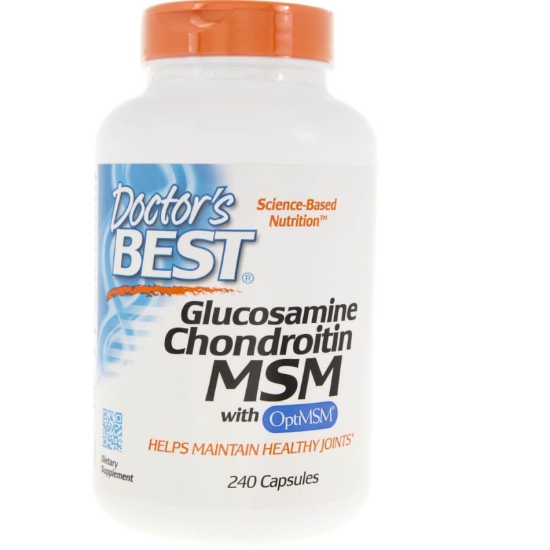 Doctor's Best Glucosamine Chondroitin MSM, Glükózamin-kondroitin MSM ...