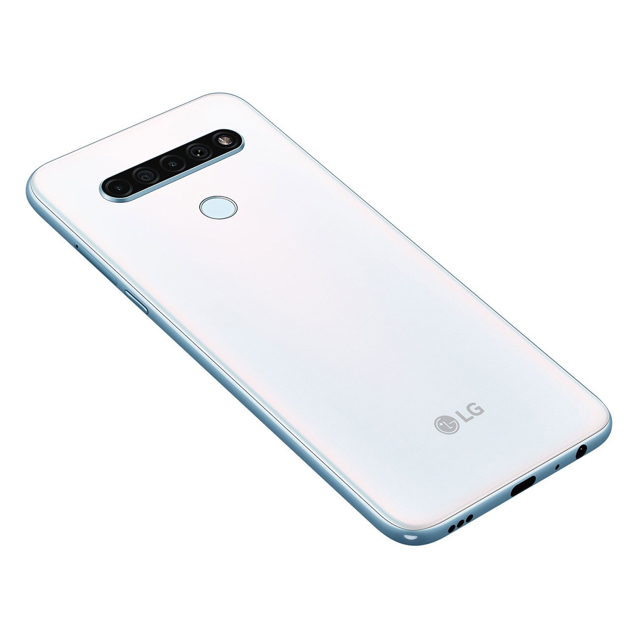 Telefon mobil LG K61, Dual SIM, 128GB, 4GB RAM, 4G, White - eMAG.ro
