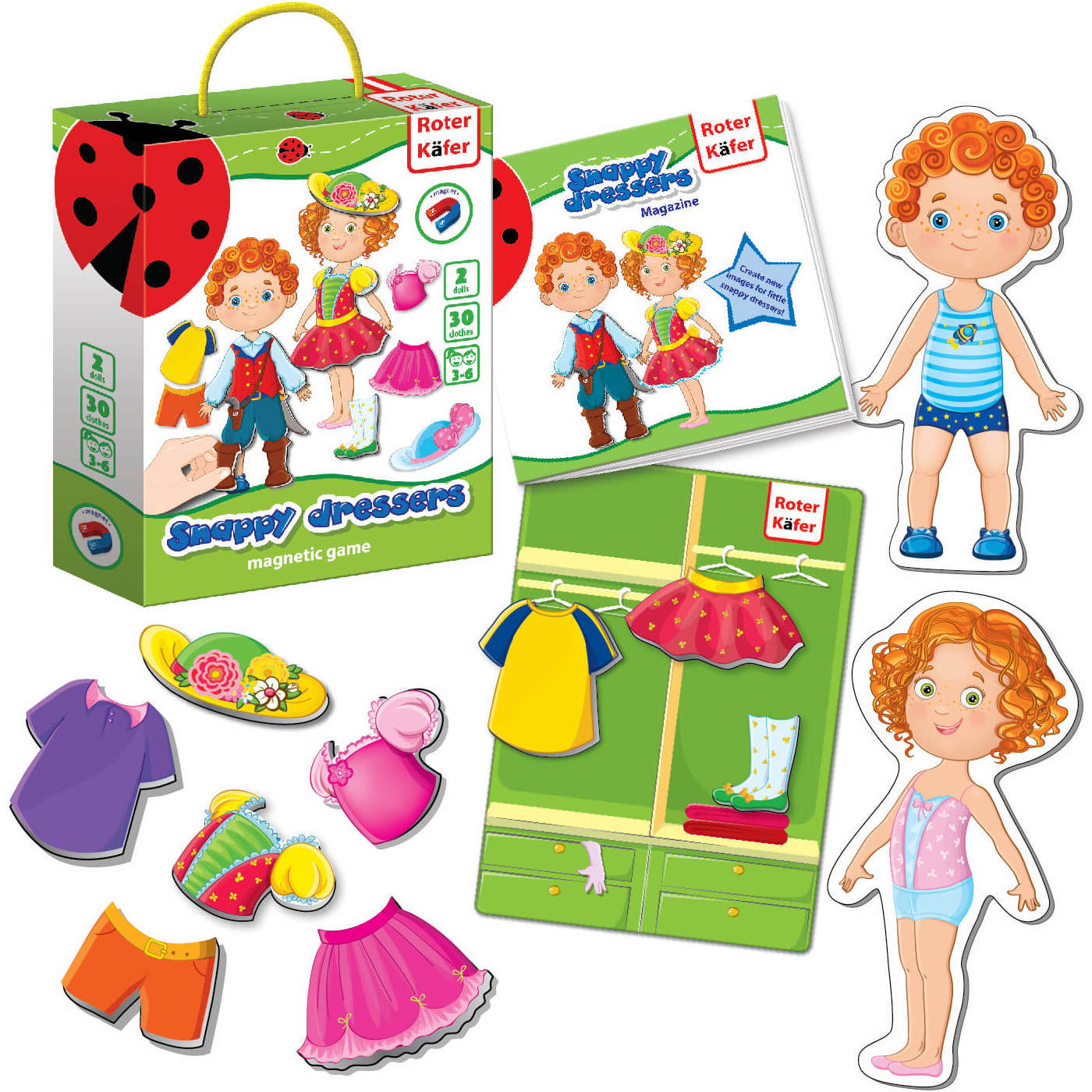 Магнитна образователна игра Roter Kafer, Скрити скринове, +3г. - eMAG.bg