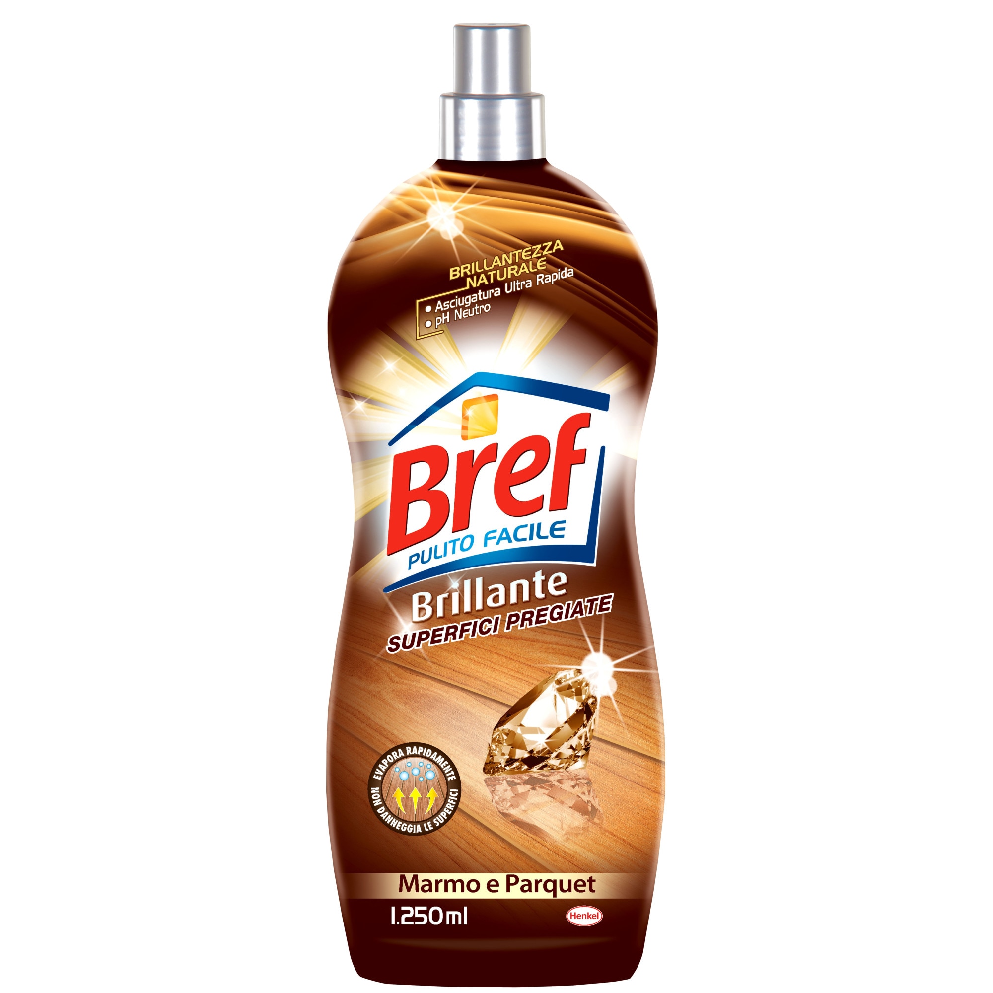 Detergent, Bref, Brillante pentru marmura si parchet,1250 ml - eMAG.ro
