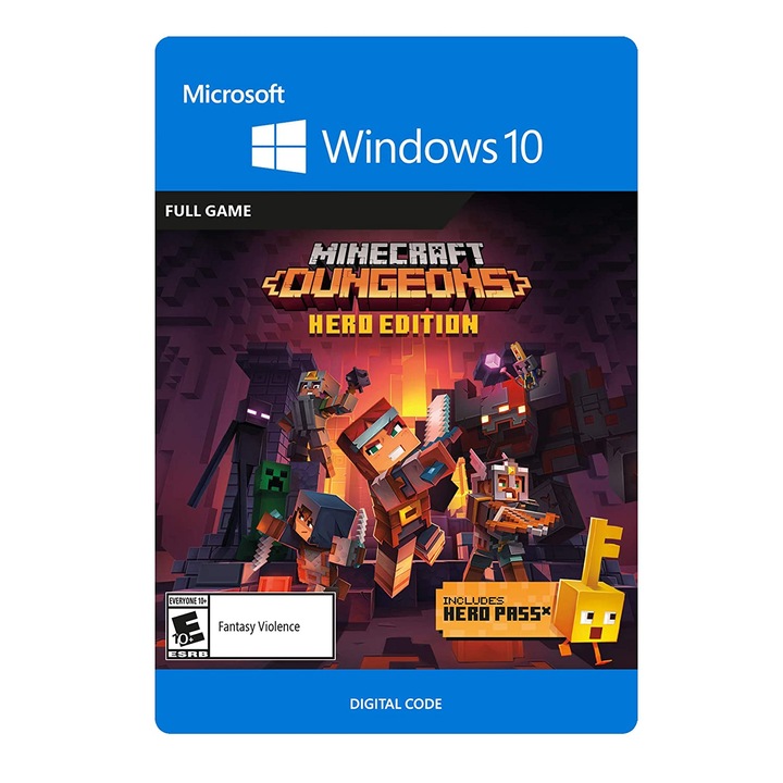 Joc Minecraft Dungeons Hero Edition pentru PC CD KEY - eMAG.ro