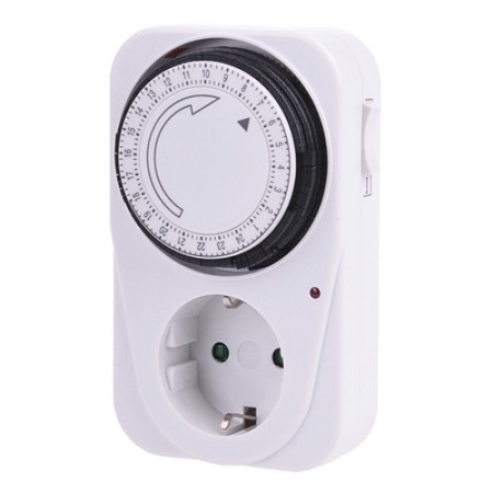 Priza programabila mecanica, temporizator mecanic, priza schuko - eMAG.ro