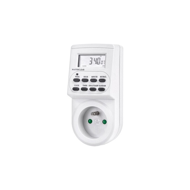 Priza programabila digitala, temporizator, 2300W - eMAG.ro