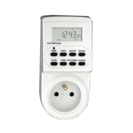 Priza programabila digitala, temporizator, 2300W - eMAG.ro