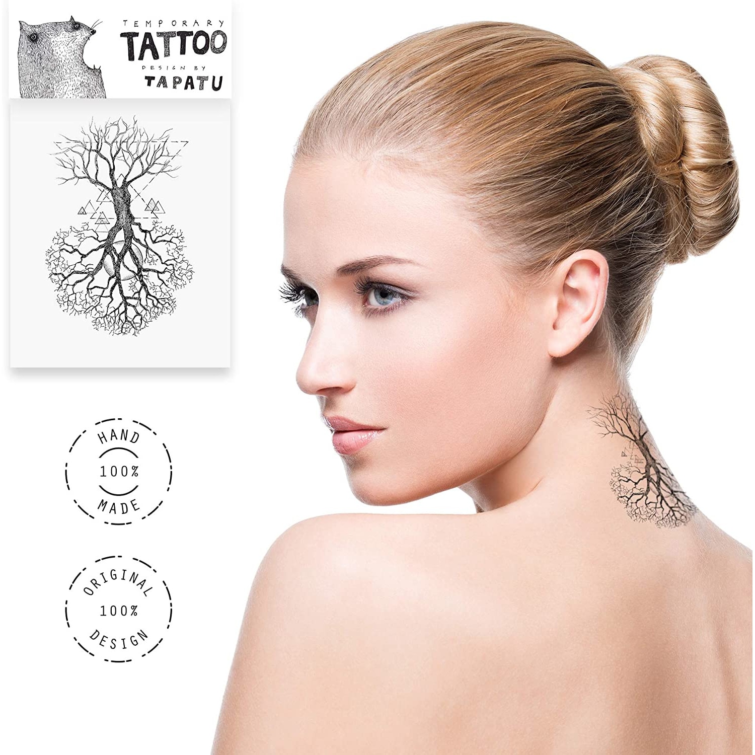 Tatuaj temporar Tapatu, Model Copacul vietii - eMAG.ro