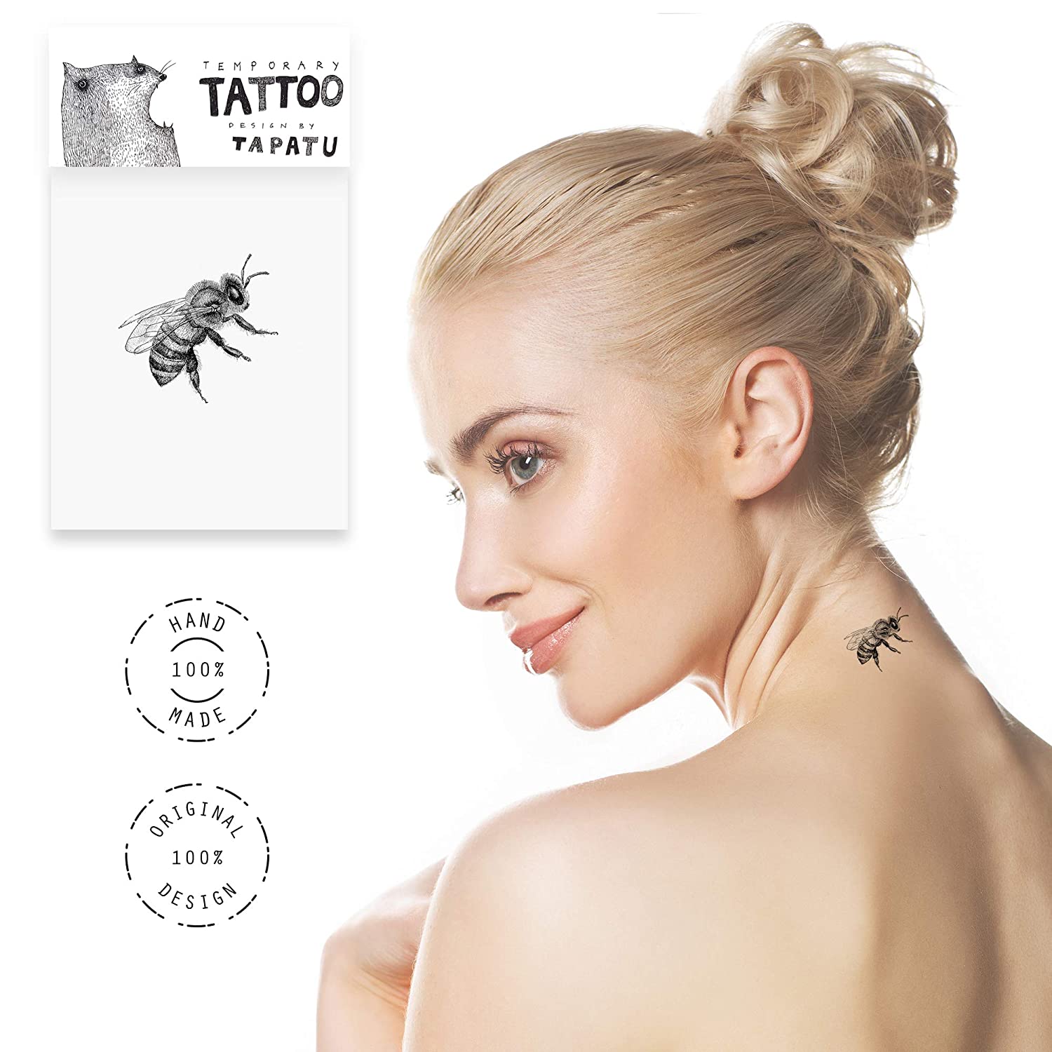 Tatuaj temporar Tapatu, Model albina - eMAG.ro