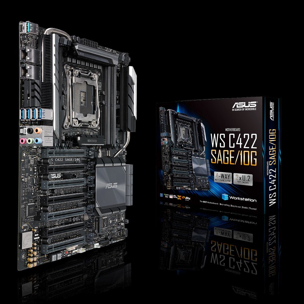 ASUS WS C422 SAGE/10G Intel® C422 LGA 2066 (Socket R4) CEB - eMAG.hu